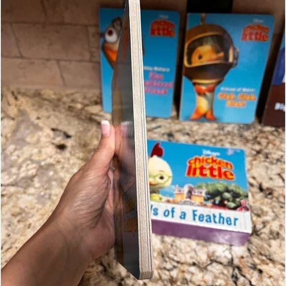 Disney | Other | Chicken Little Friends Of A Feather Set A Four Board ...